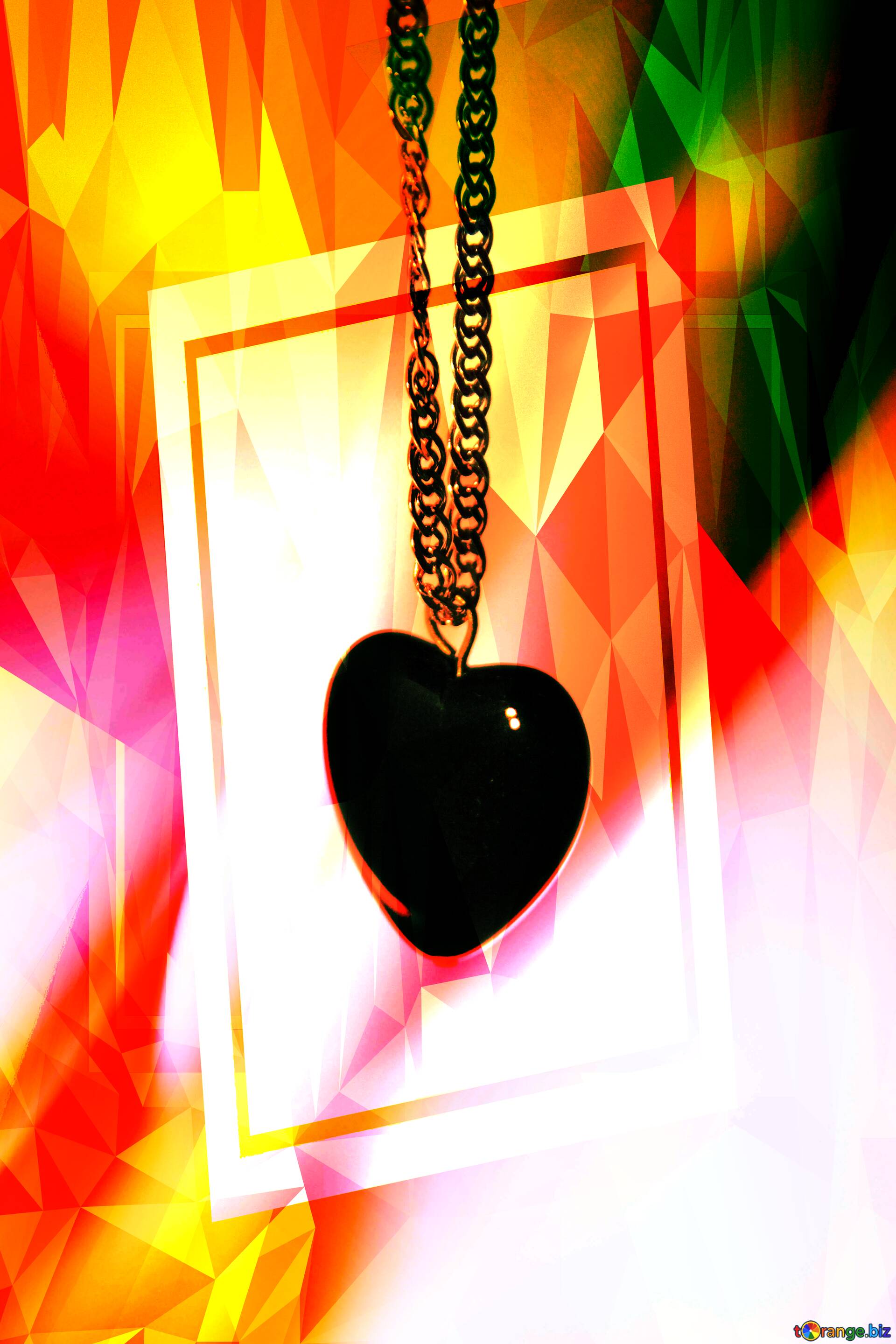 Download free picture Symbol of eternal love Polygon abstract ...